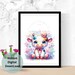 Cute Rainbow Cow Sticker,kawaii Animal Art Sticker,adorable Cow With ...