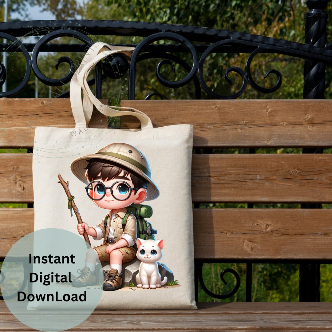 Cute Safari Boy Clipart Bundle,jungle Boy Clipart Bundle, Cute Cat ...