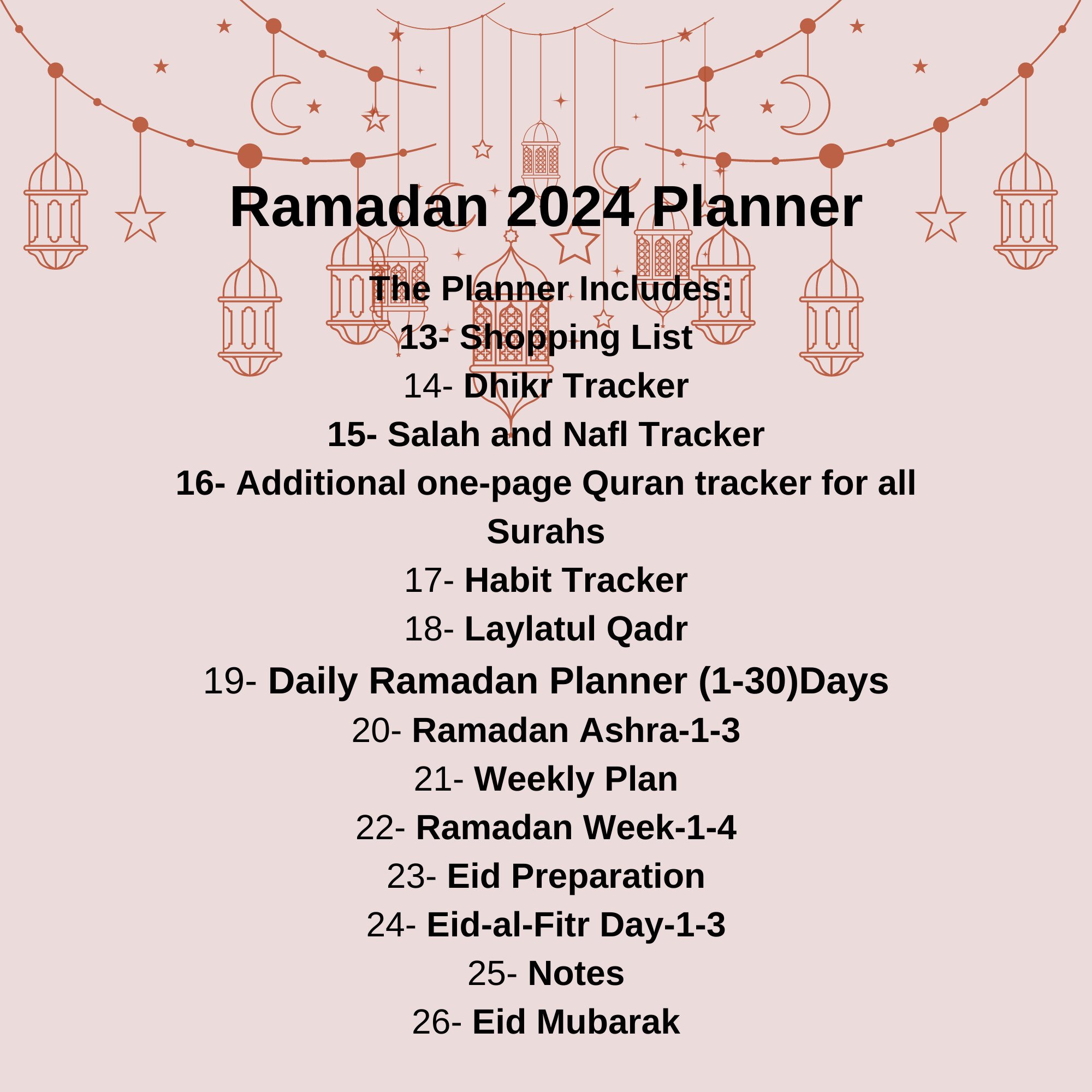 Complete 70p, 2024 Ramadan Planner, Ramadan Preparations,taraweeh,nafl ...