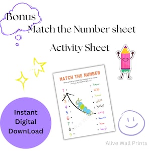 Complete Arabic Numbers Tracing Worksheets With Individual Numbers ...