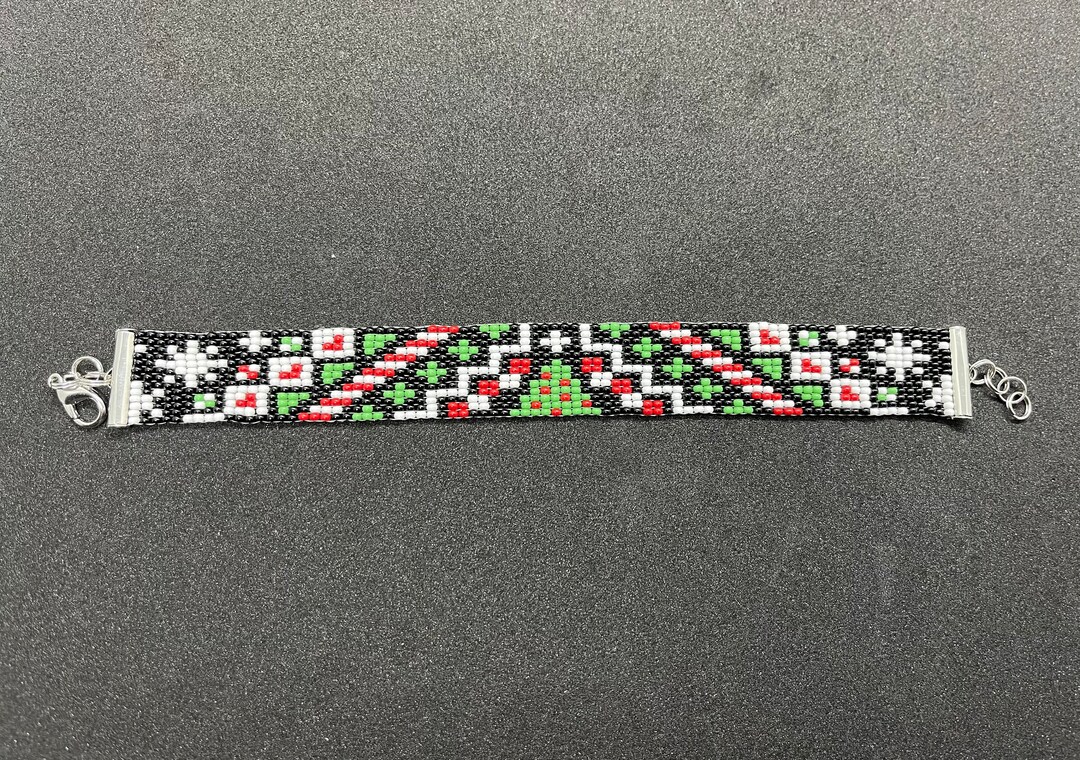 Beaded Christmas Ugly Sweater Bracelet - Etsy