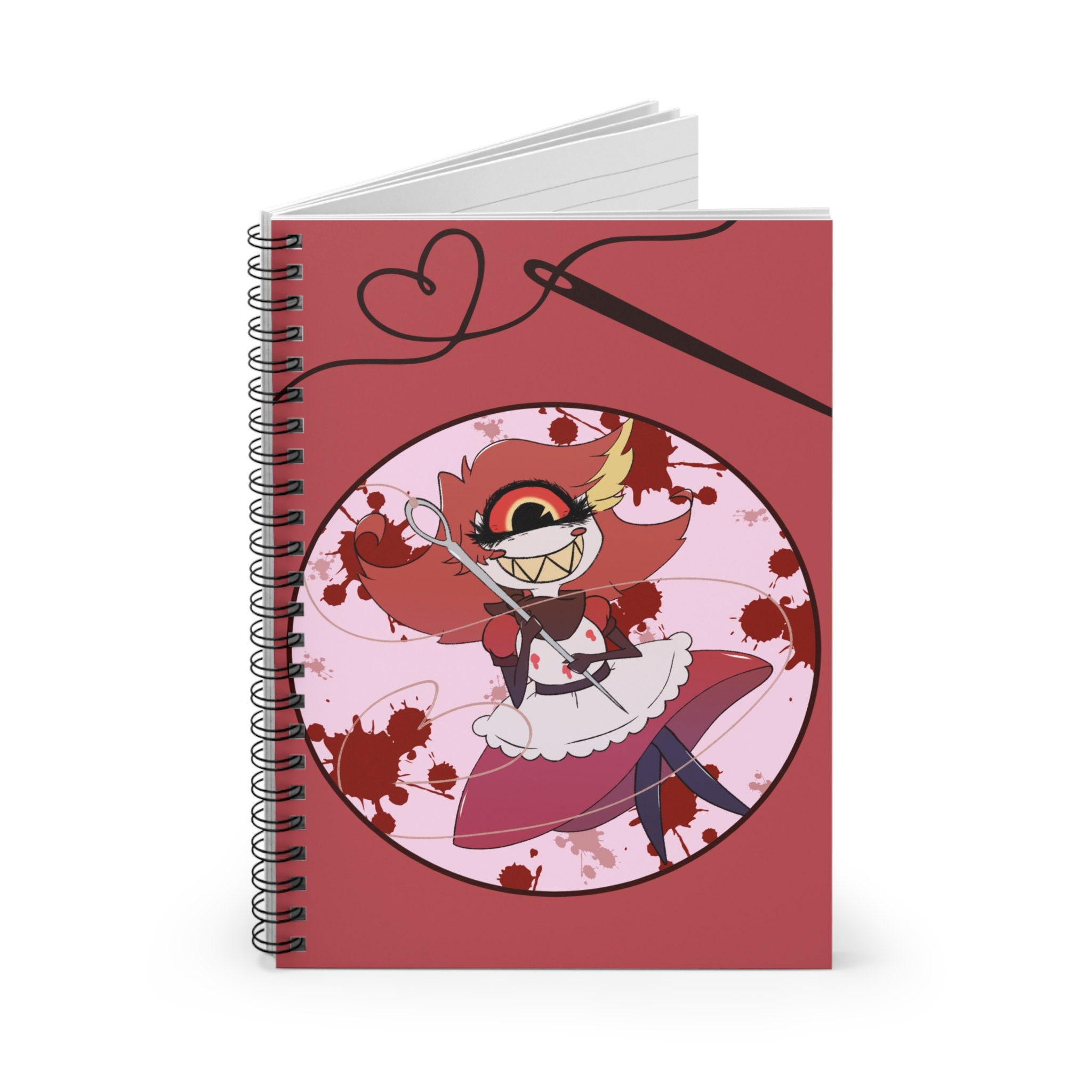 Hazbin Hotel Nifty Spiral Notebook Ruled Line - Etsy