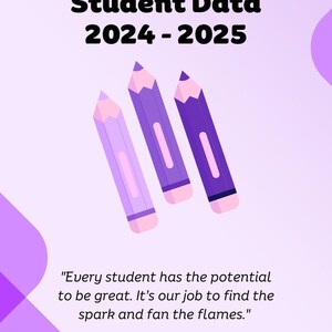 2024 2025 Teacher Planner One Page per Week Secondary Middle School ...