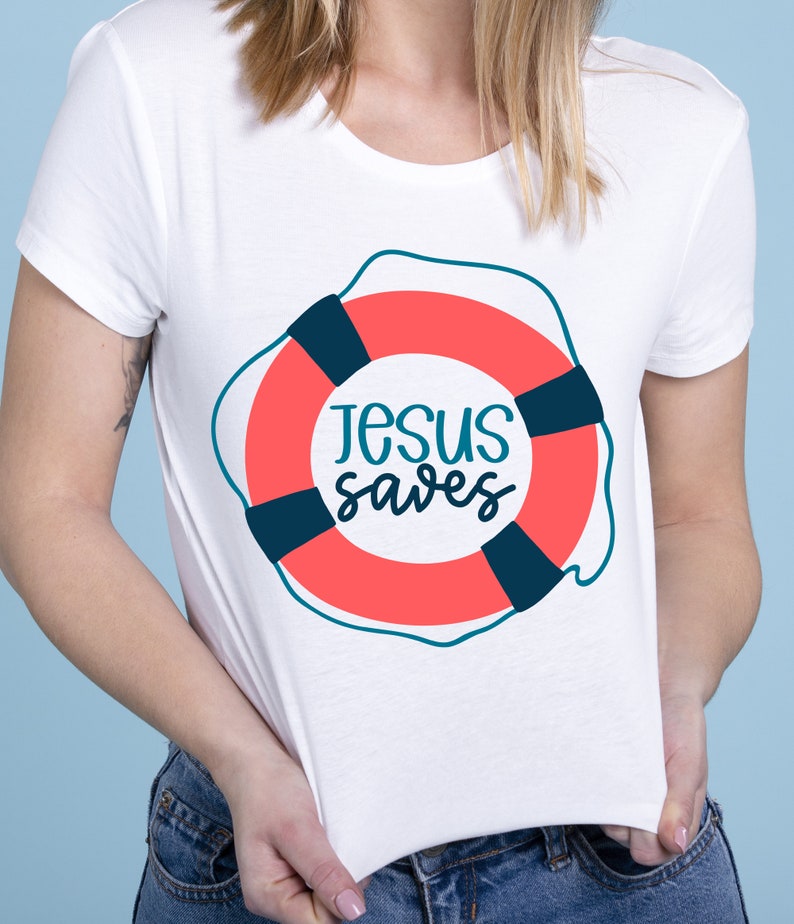 Jesus Saves Life Preserver Digital PNG - Digital Download - Christian ...