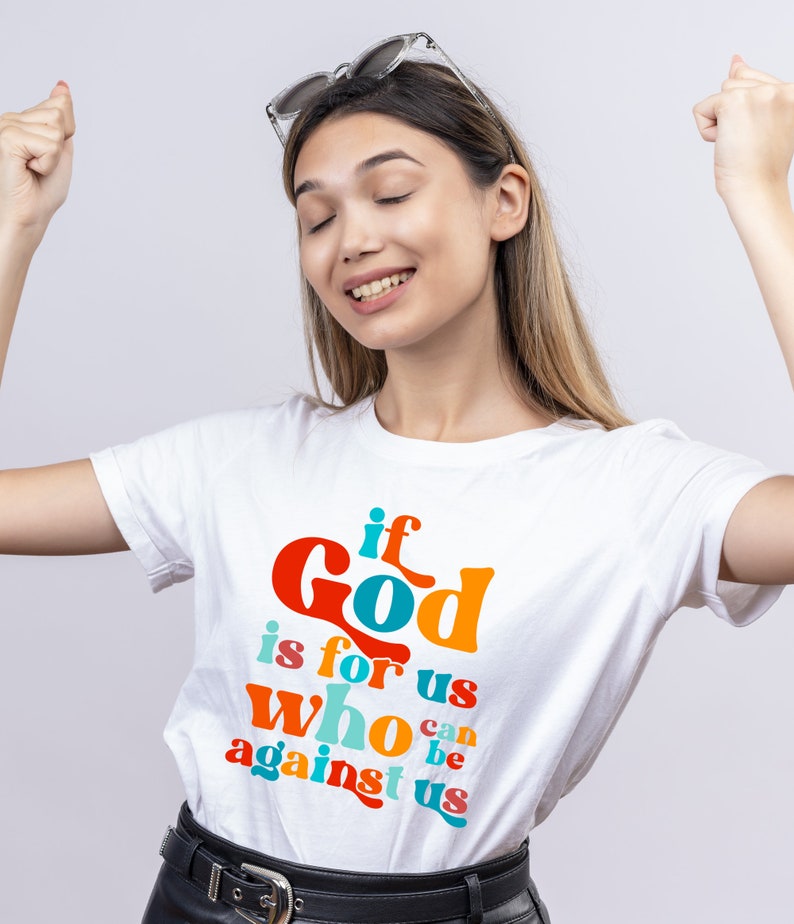 If God is for Us Digital PNG Digital Download Christian Quote Instant ...