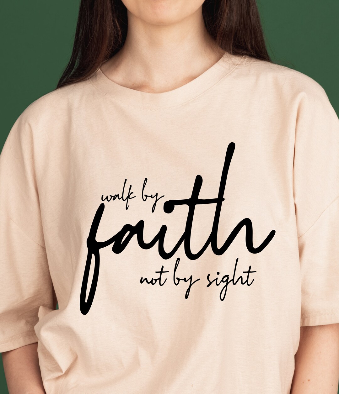 Walk by Faith Not by Sight Digital PNG - Digital Download - Christian ...