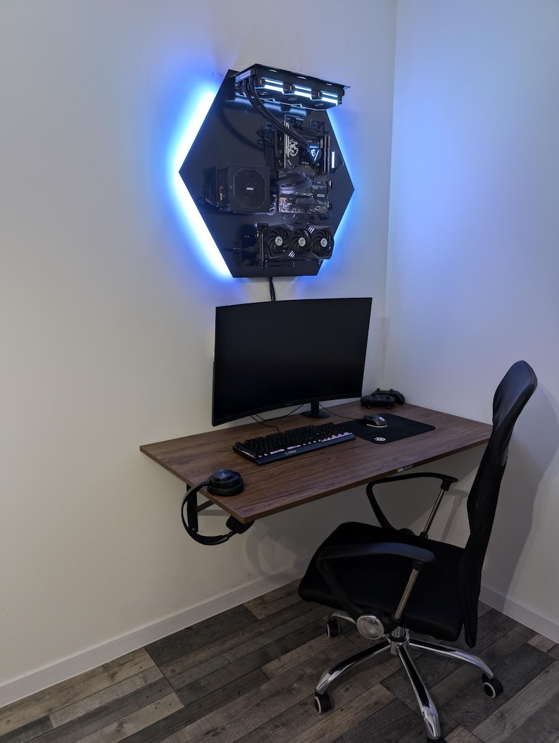 SNOV PC Hexagon Wall Mounted Case - Etsy