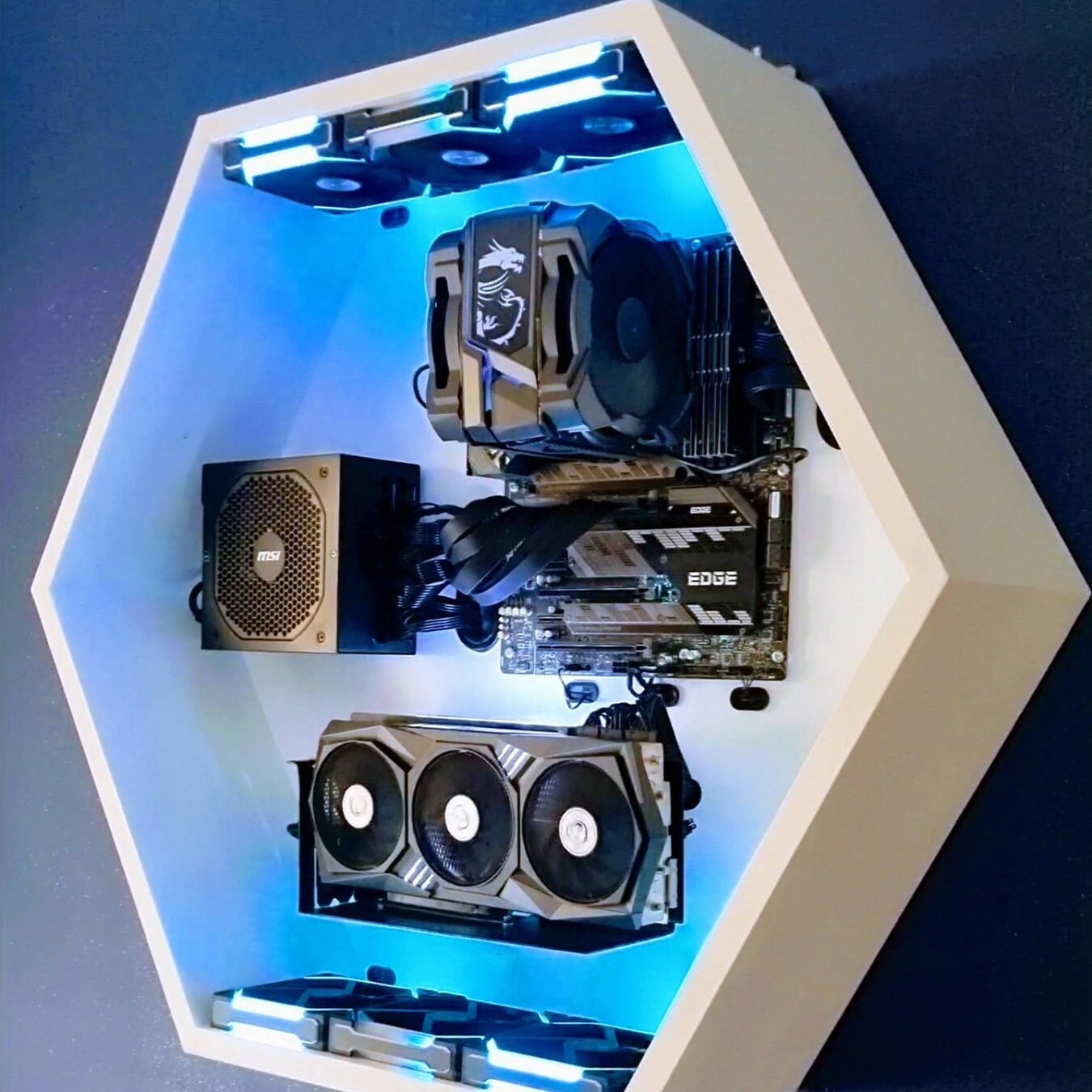 Custom PC Case Wall Mounted - Etsy