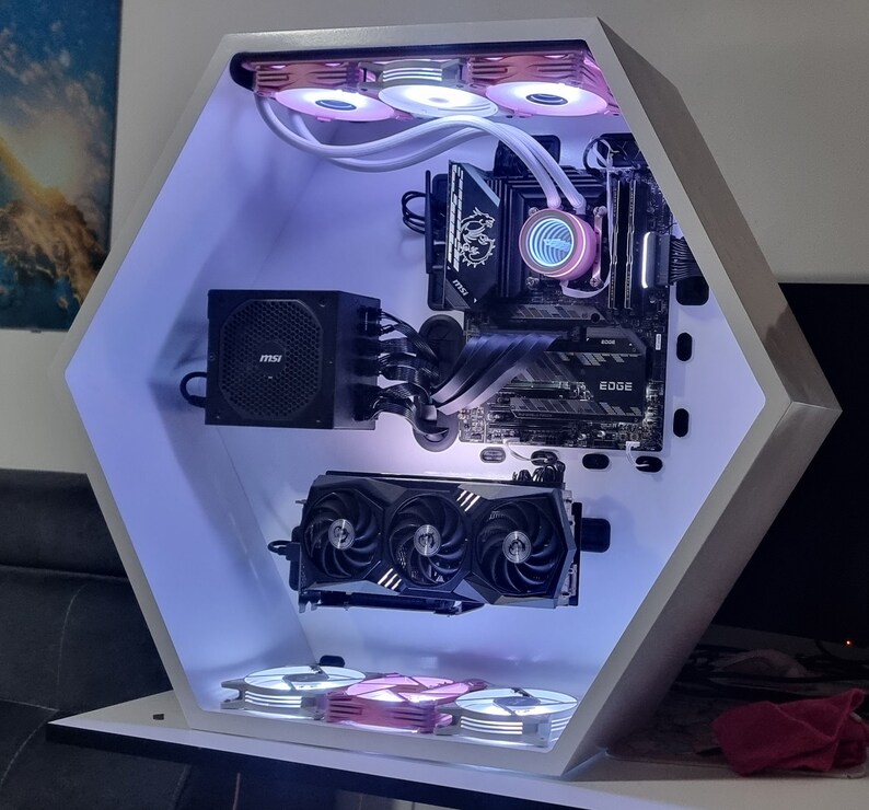 Custom PC Case Wall Mounted - Etsy