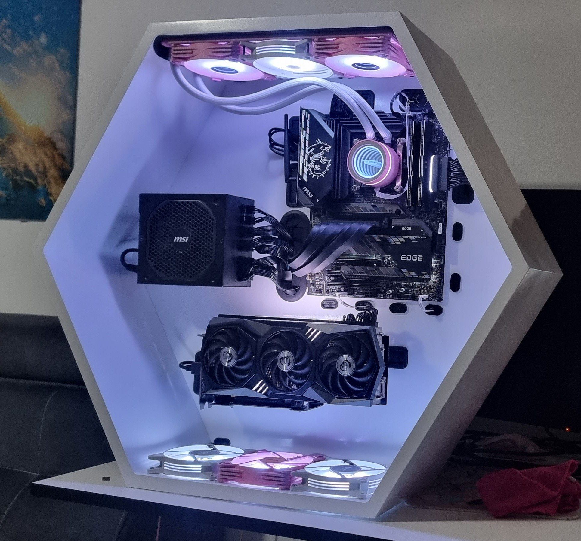 Custom PC Case Wall Mounted - Etsy