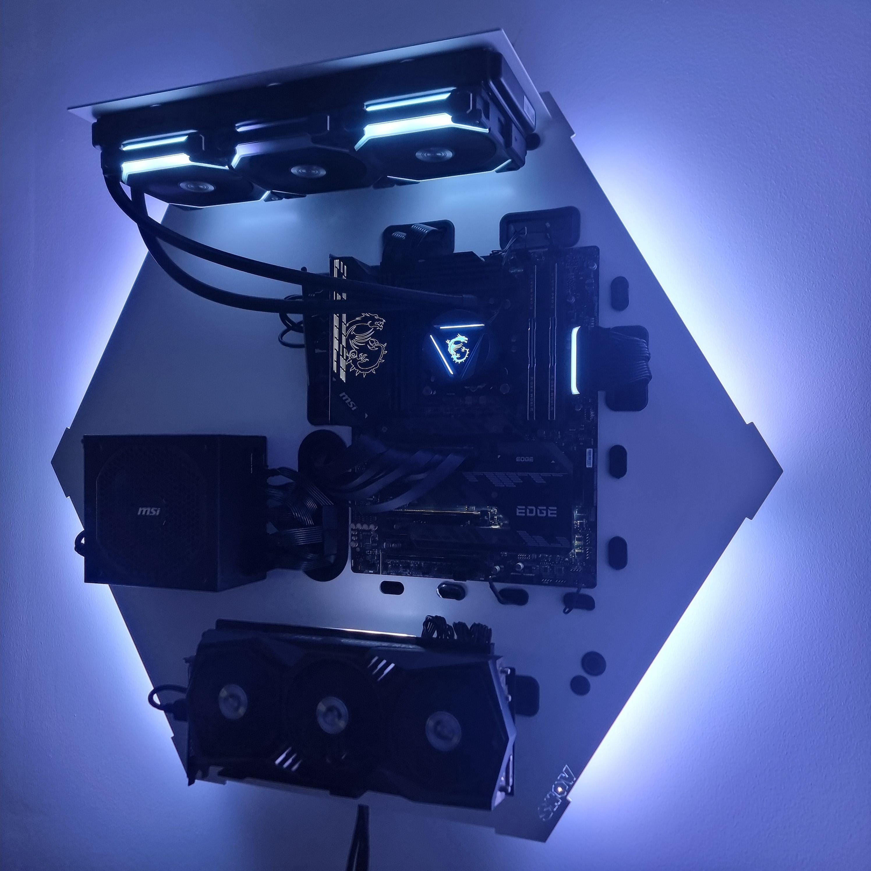 SNOV PC Hexagon Wall Mounted Case - Etsy