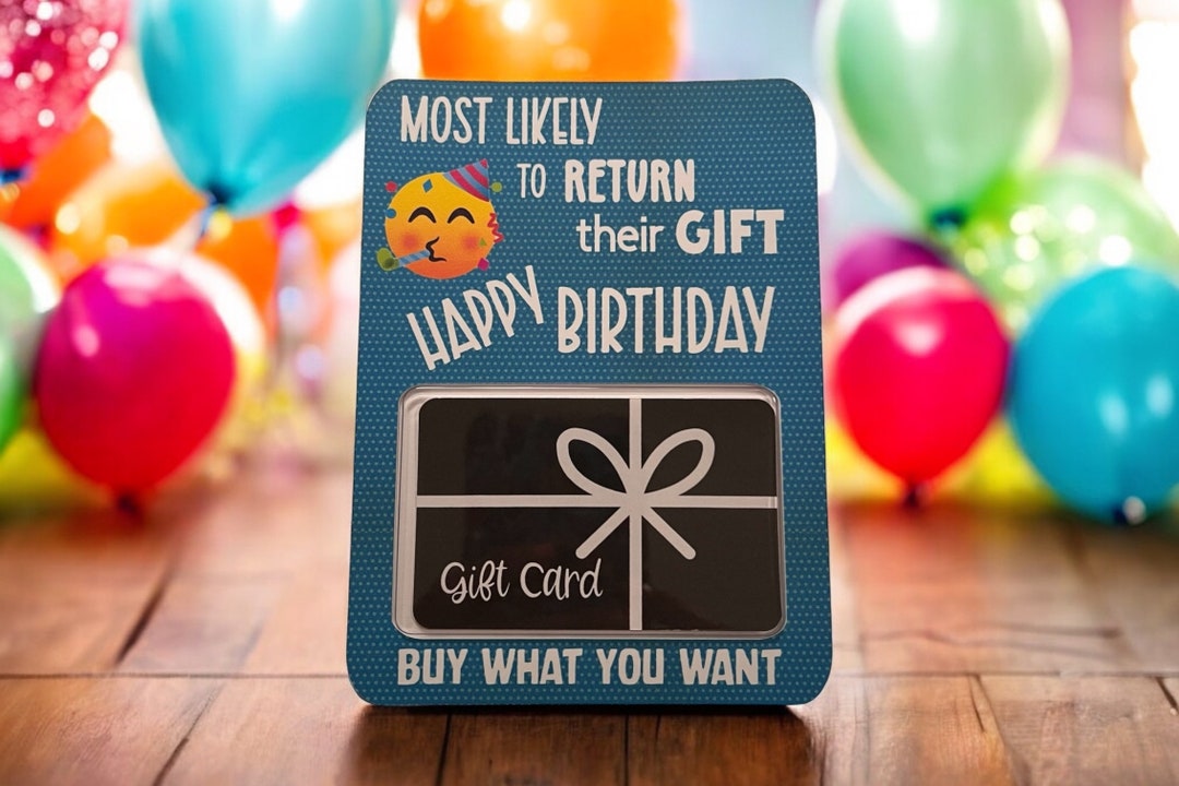 Most Likely to Return... gift Card Holder - Etsy
