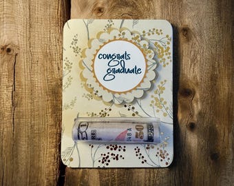 Graduation 2025 Money Card Holder Money Card, Rolled up Cash Card, - Etsy