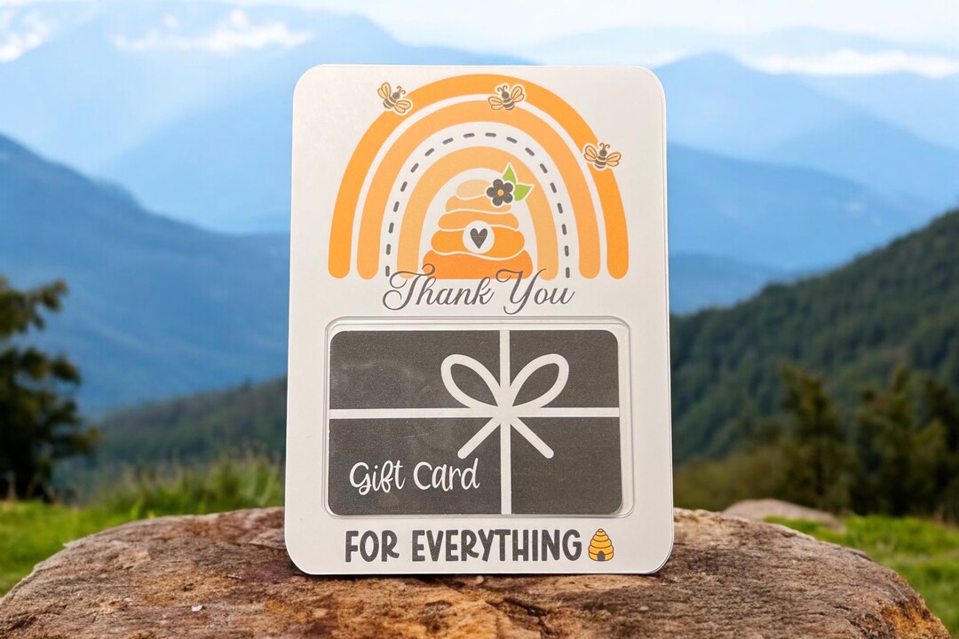 Thank You Gift Card Holder to Show Your Appreciation With an Adorable ...