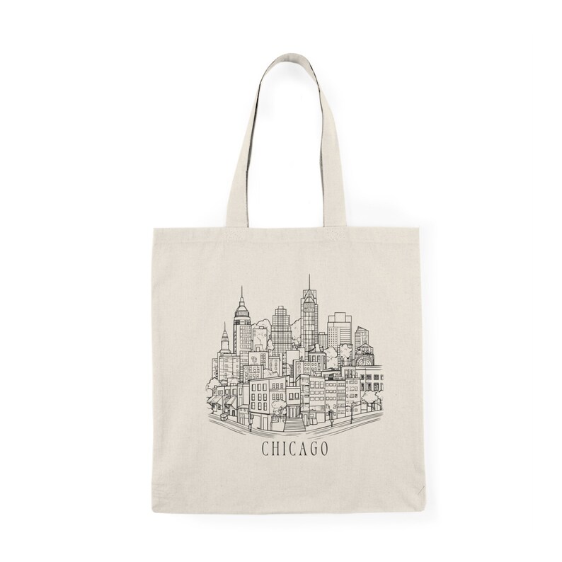 Chicago Tote Bag - Etsy