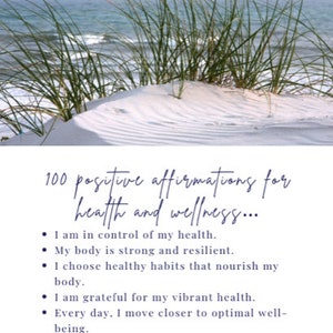 Positive Affirmations for Positive Life Affirmations for Health and ...