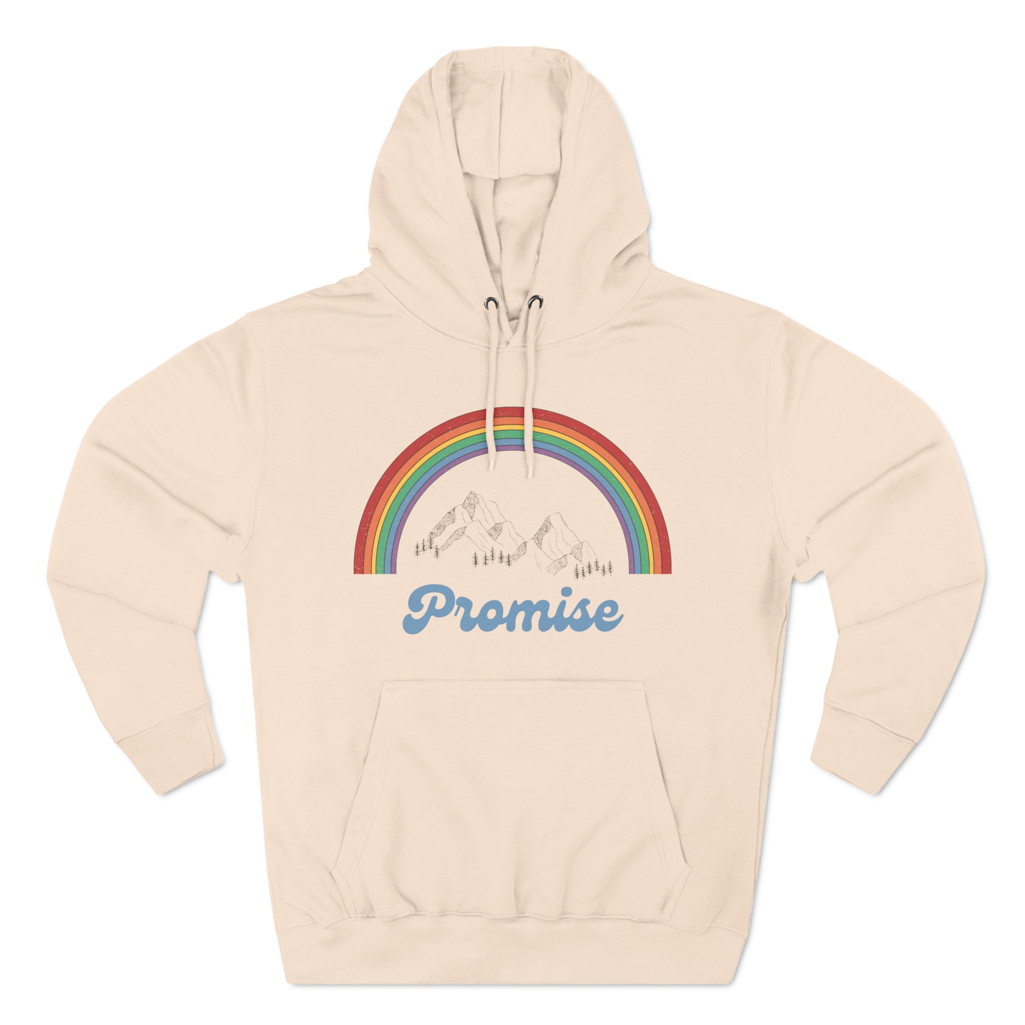 Almighty God's Promise Three-panel Fleece Hoodie, Christian Streetwear ...