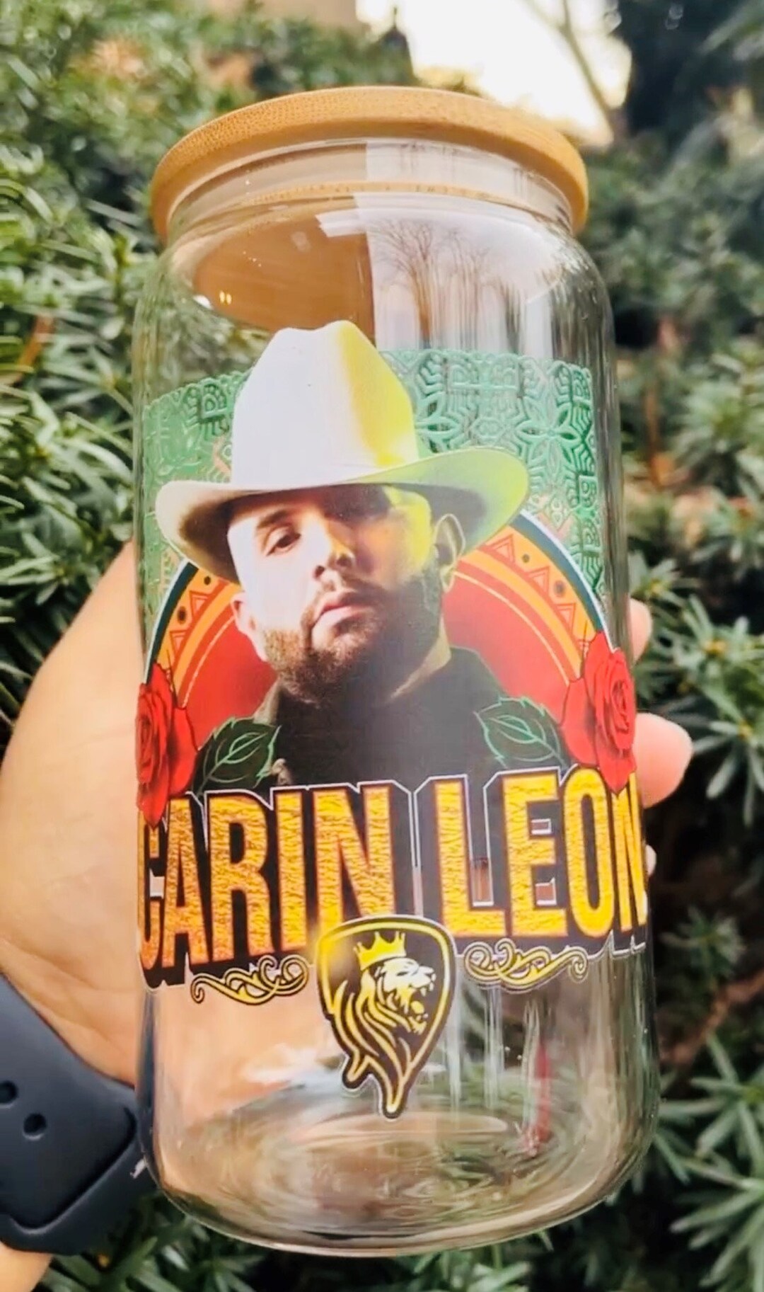 Carin Leon Glass Cup - Etsy