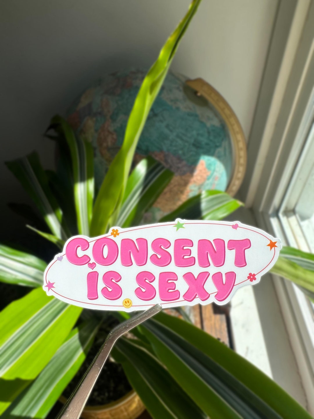 Consent is Sexy Sticker - Trending Funny Sticker, Vintage Retro Sticker ...