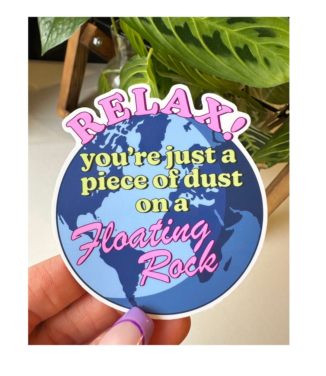 Relax Sticker, Mental Health Sticker, Affirmations Sticker, Relax, You ...