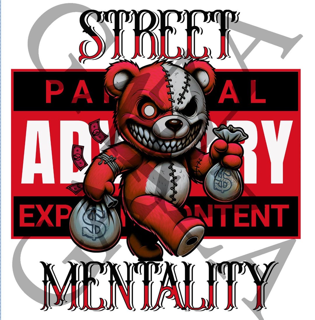 Png Files, Bear Png, Color Bear Png, Street Mentality Png , Gangsta ...