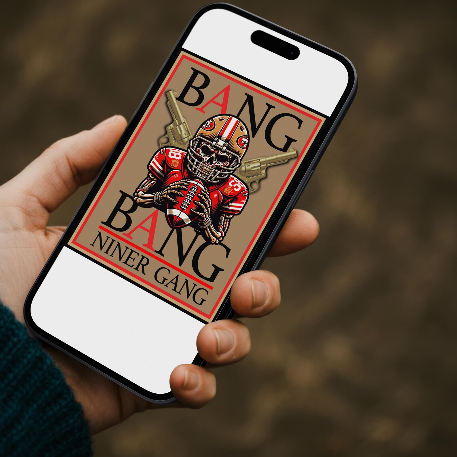 2 49er Png Files, Bang Bang Niner Gang - Etsy