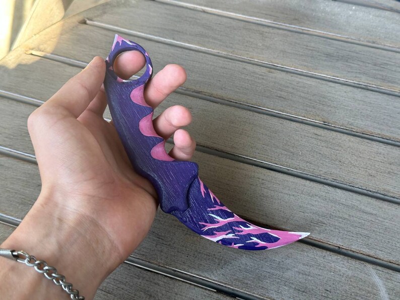 Model of a Wooden Toy Karambit Knife - Etsy