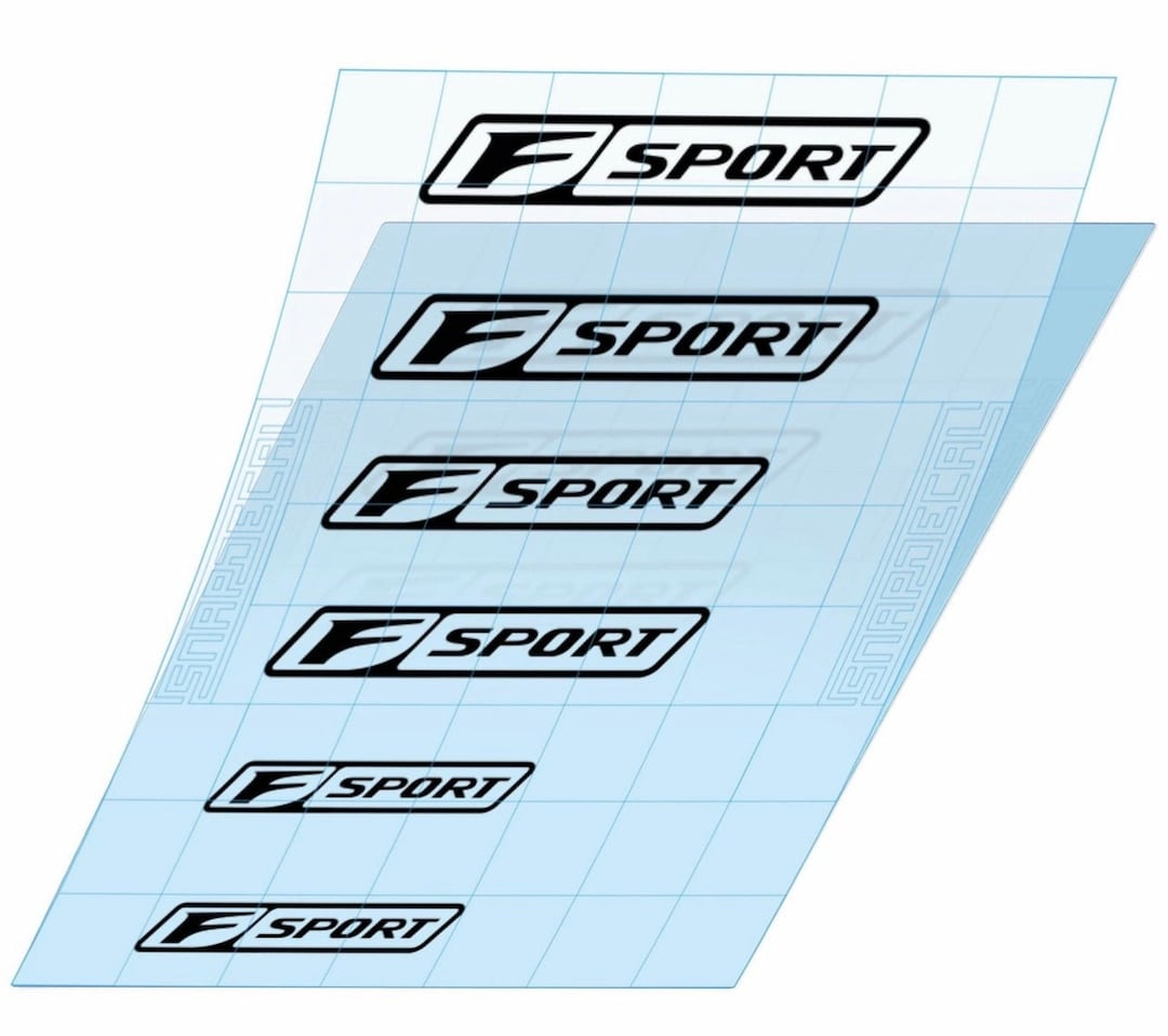 Lexus F-sport Brake Caliper Decal Set - Etsy