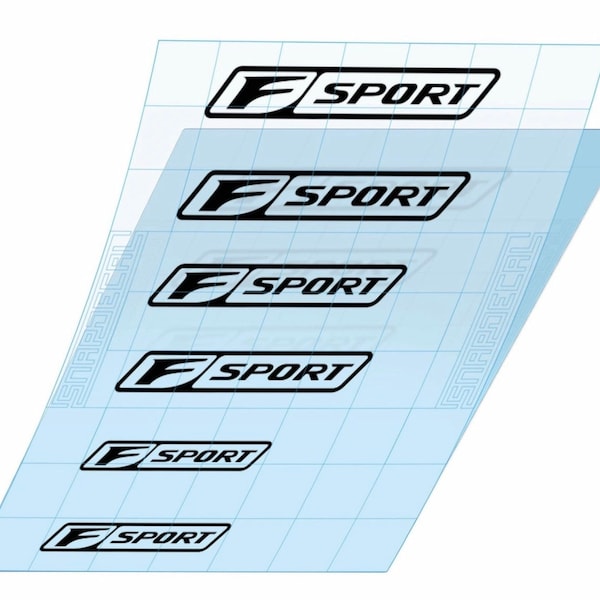 Lexus F Sport Decal - Etsy