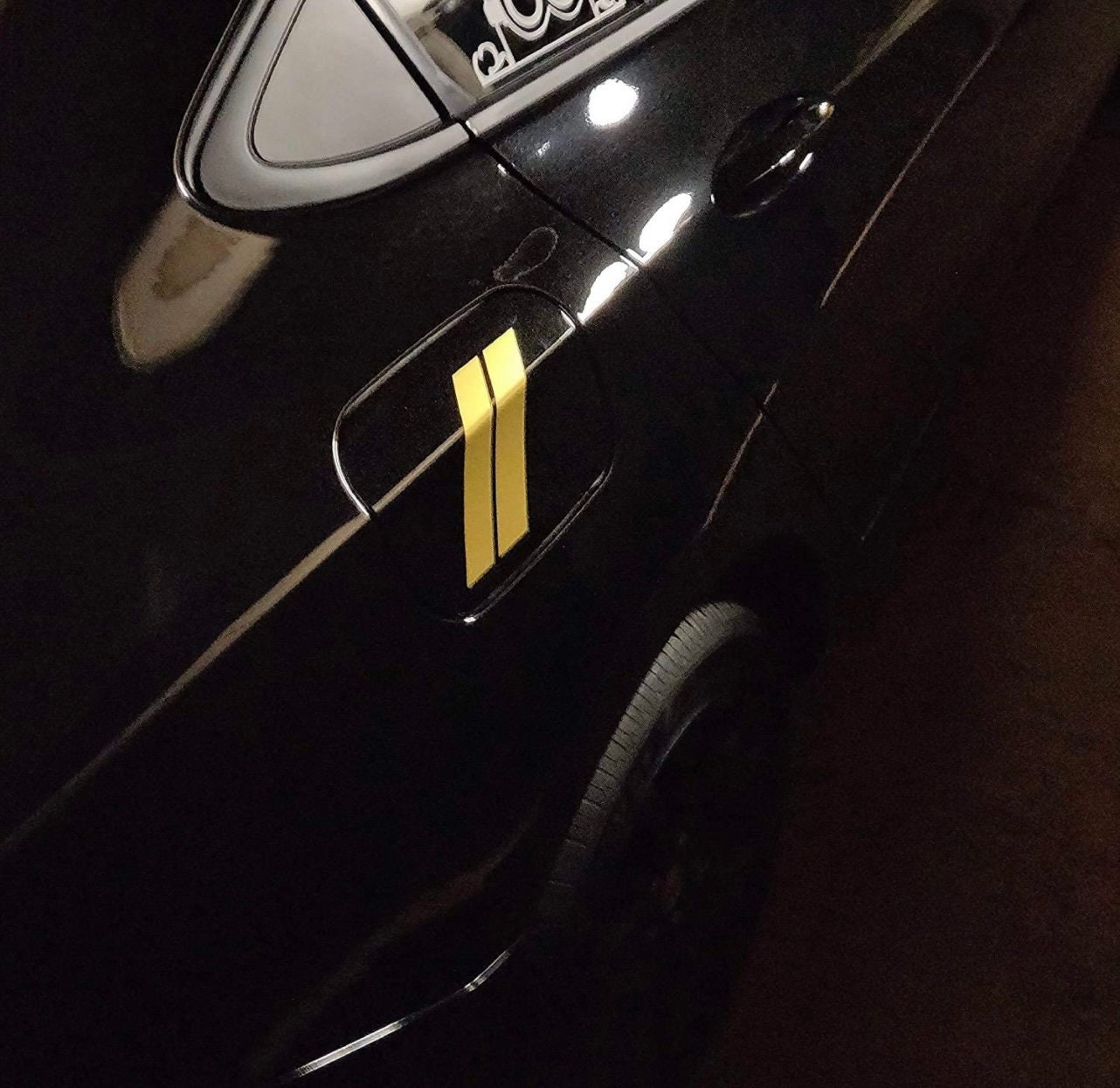 Charger Gas Door Hash Mark Decal - Etsy