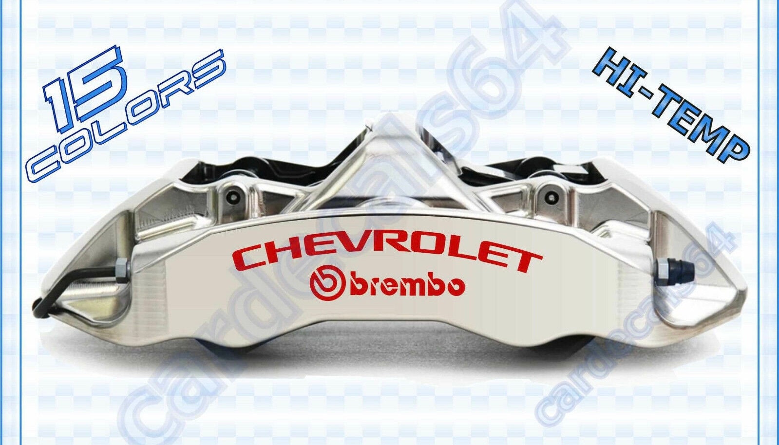 Chevy Brembo Brake Caliper Decal Set - Etsy