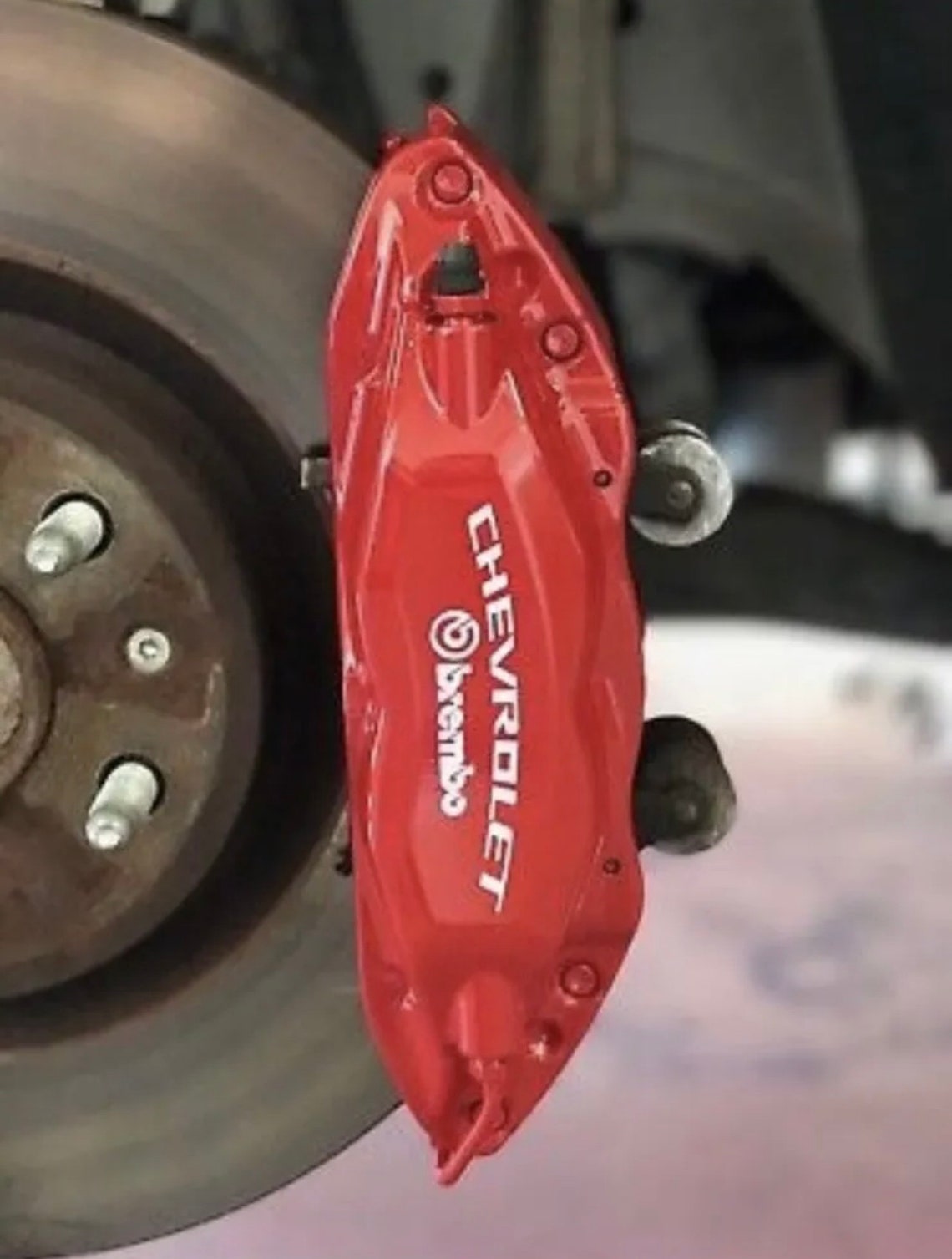 Chevy Brembo Brake Caliper Decal Set - Etsy