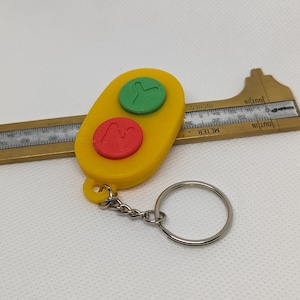 Bluey Inspired Yes No Fidget Keychain - Etsy