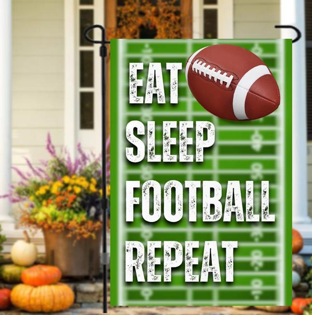 Eat-sleep Football Printable Art PNG Football Wall Art Football Poster ...