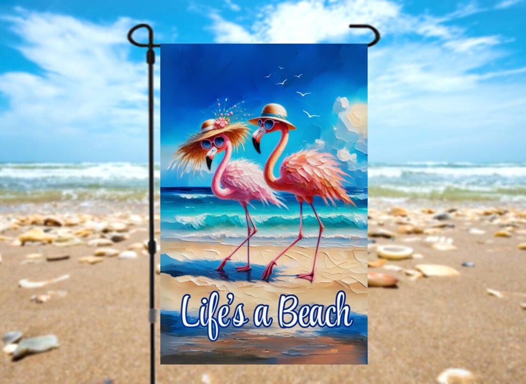 Summer Flags for Garden, Welcome Garden Flag, Flamingo Summer Yard ...
