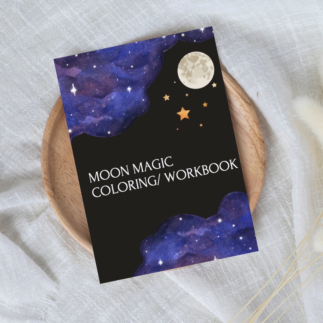 Moon Magic Coloring Book Guide - Etsy