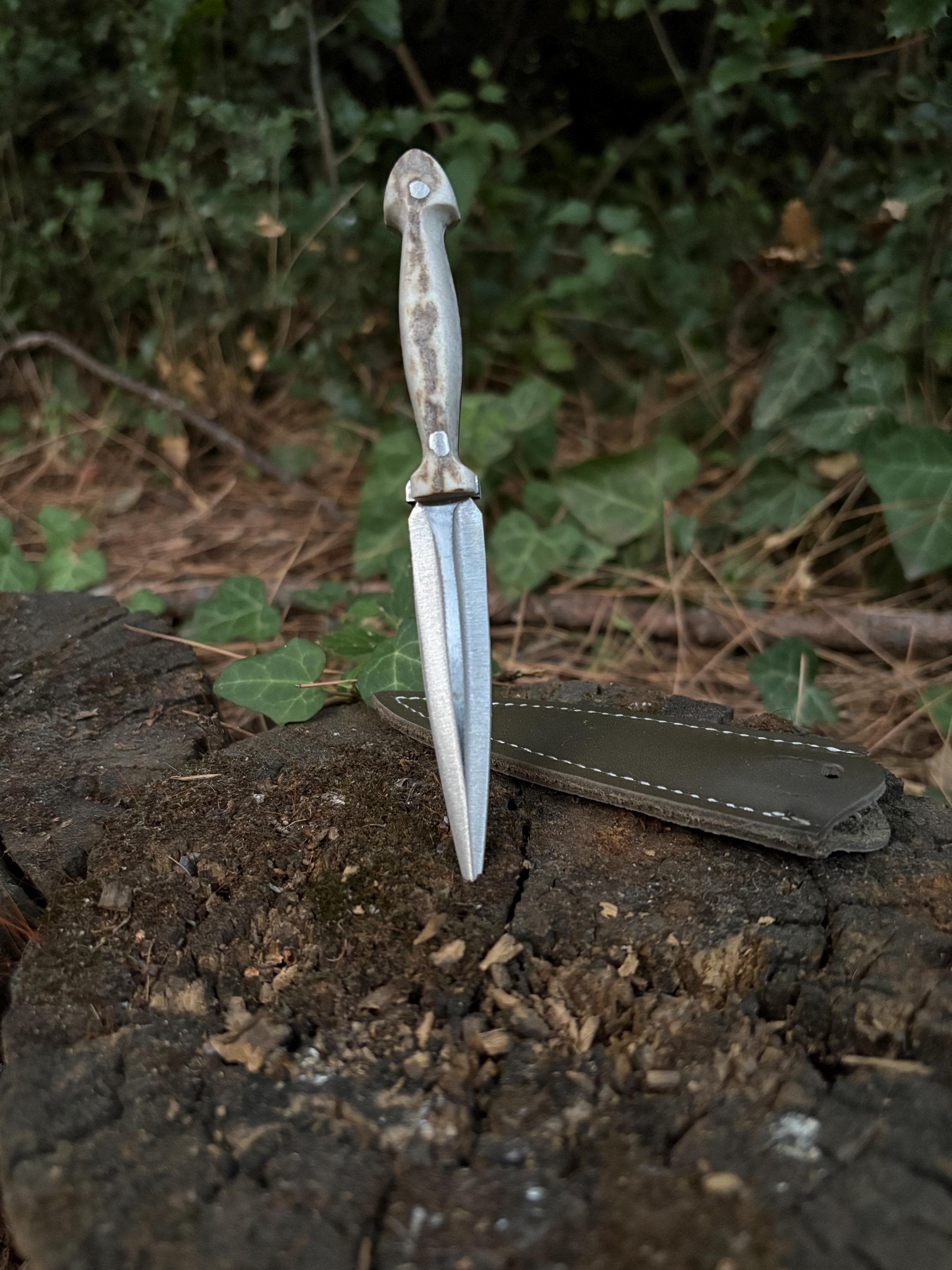 Custom Made Mini Dagger With Leather Sheath, Mini Pocket Purse Belt ...
