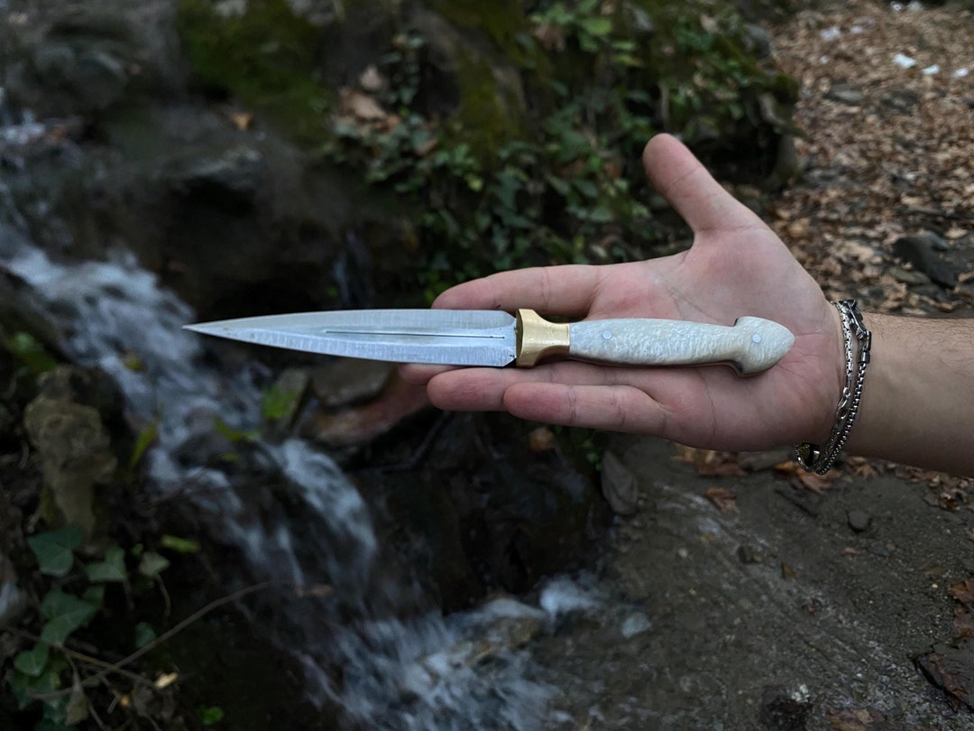 Exquisite Real Dagger With Epoxy Handle and Precision 4116 Stainless ...