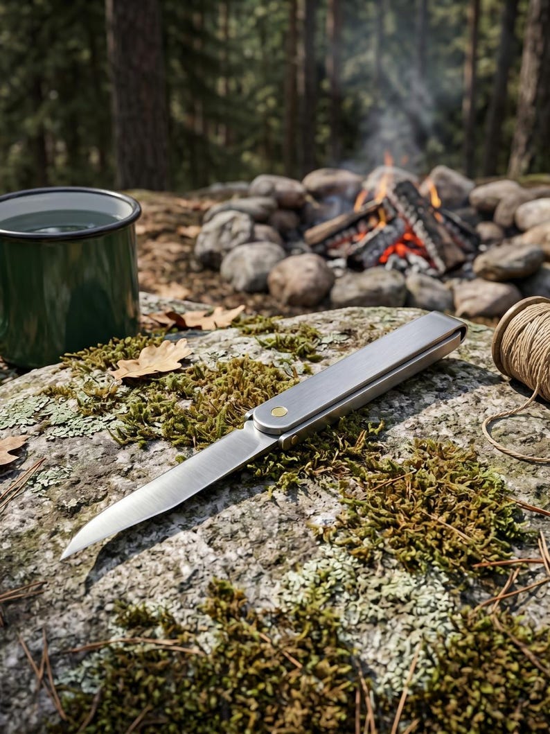 Unique Collector's Mechanical Pocket Knife, Vintage Dual-pivot Rotating ...