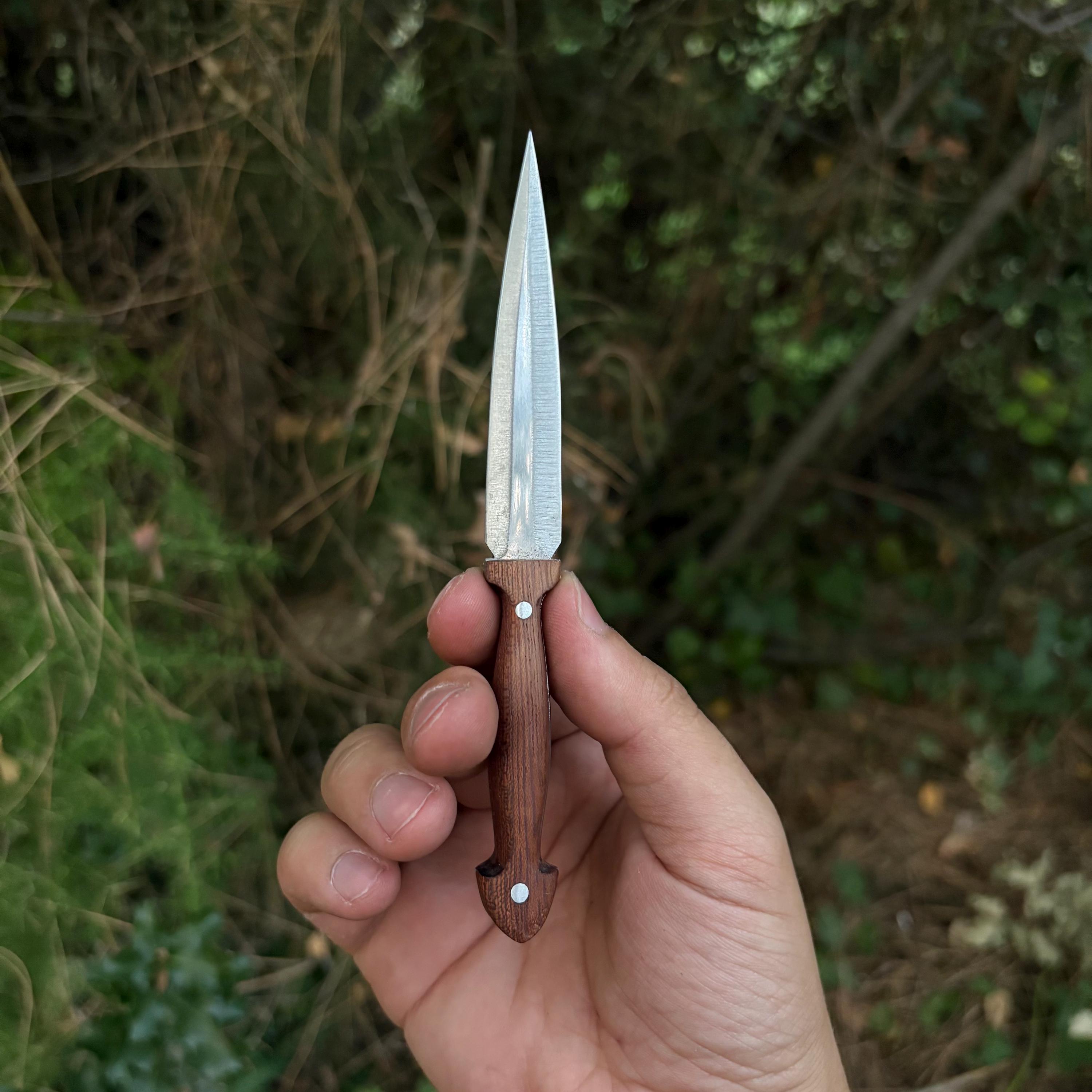 Custom Made Mini Dagger With Leather Sheath, Mini Pocket Purse Belt ...