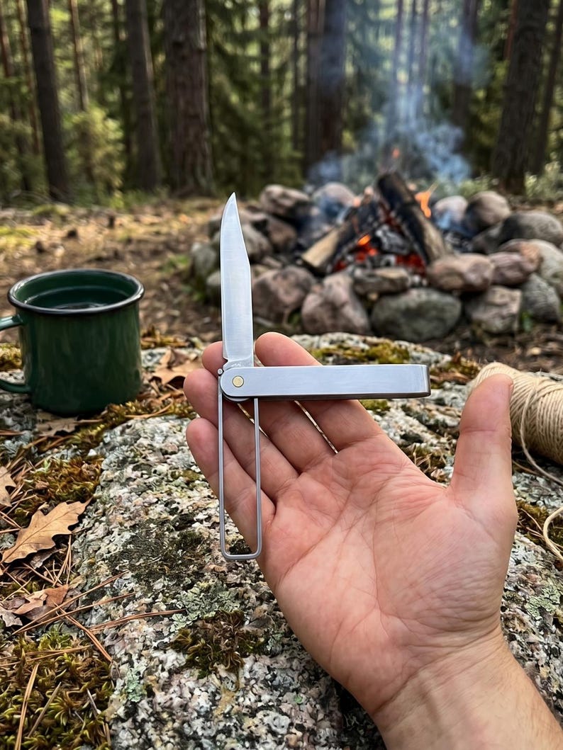 Unique Collector's Mechanical Pocket Knife, Vintage Dual-pivot Rotating ...
