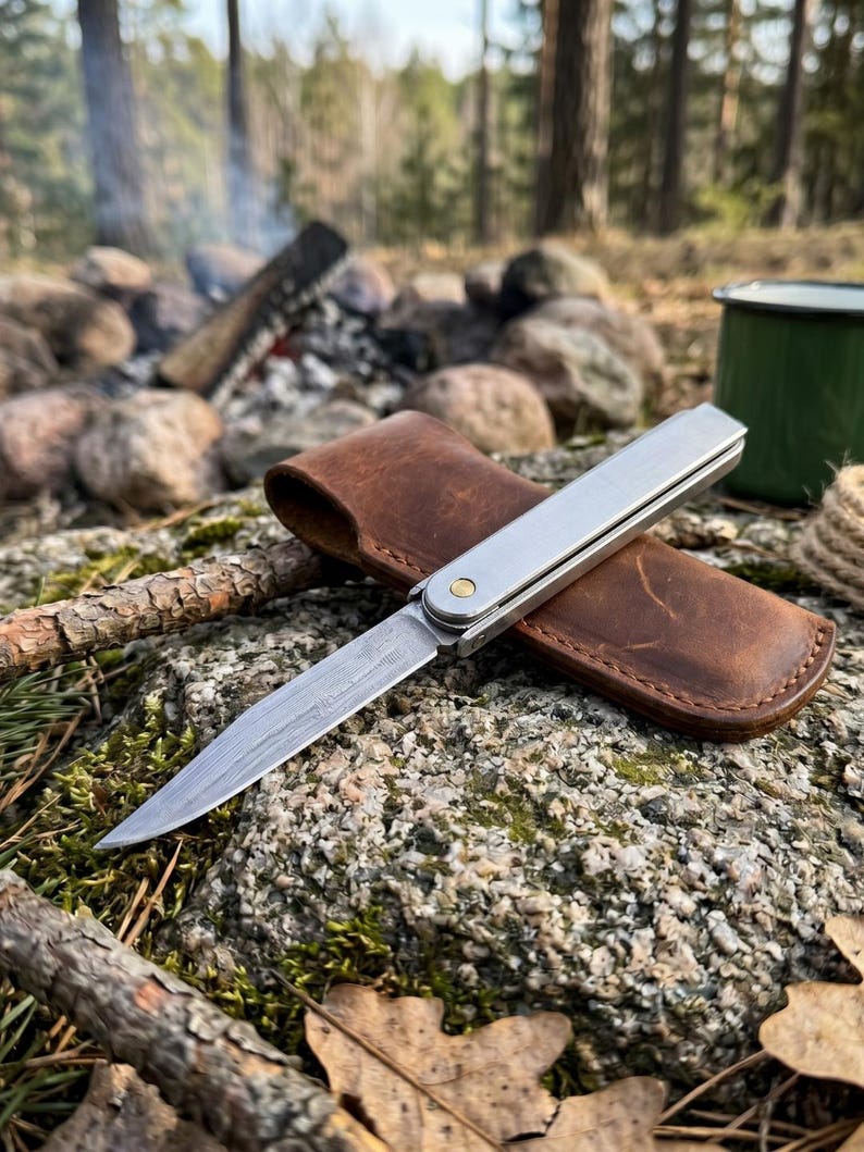 Unique Collector's Mechanical Pocket Knife, Vintage Dual-pivot Rotating ...