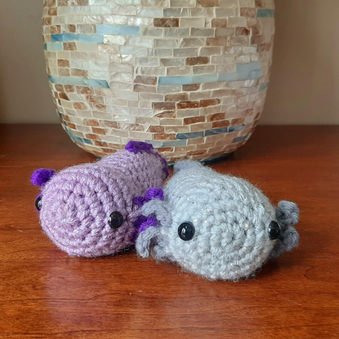 Crochet Axolotl, Cute Axolotl, Crochet, Axolotl, Sea Animals, Kawaii ...