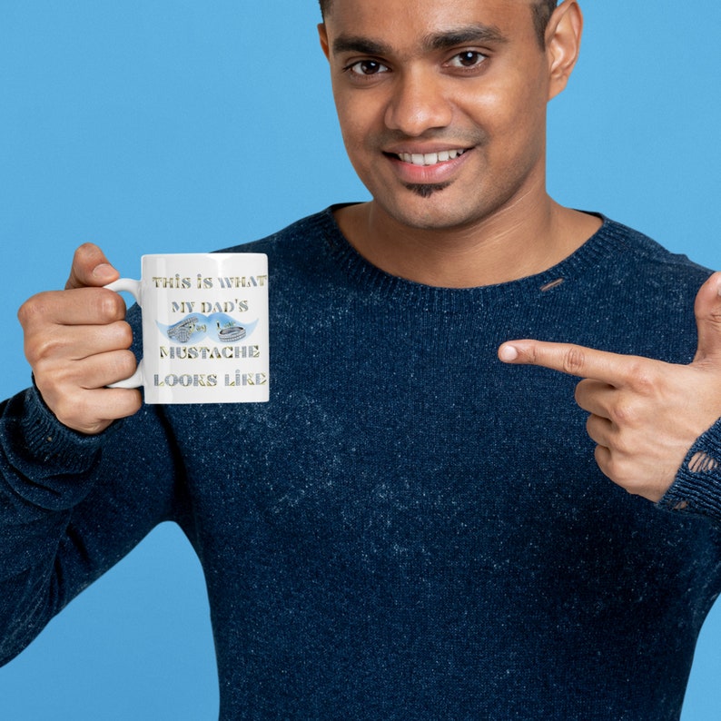 Mustache And Coffee The Perfect Combination In Personalized Mugs For Dad Personalized Mugs That