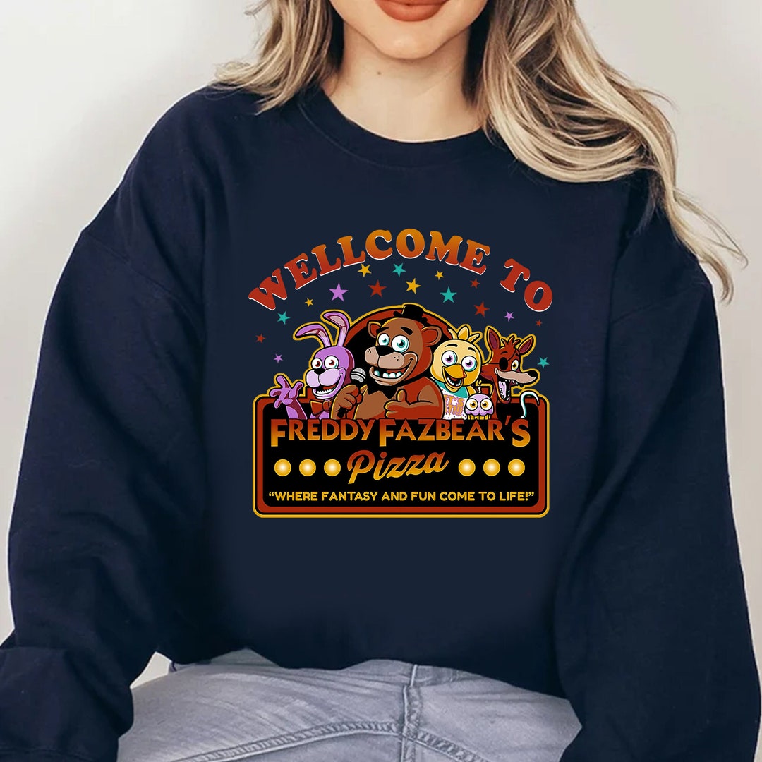FNAF Freddy's Radical Retro Comfort Colors T-shirt Five - Etsy