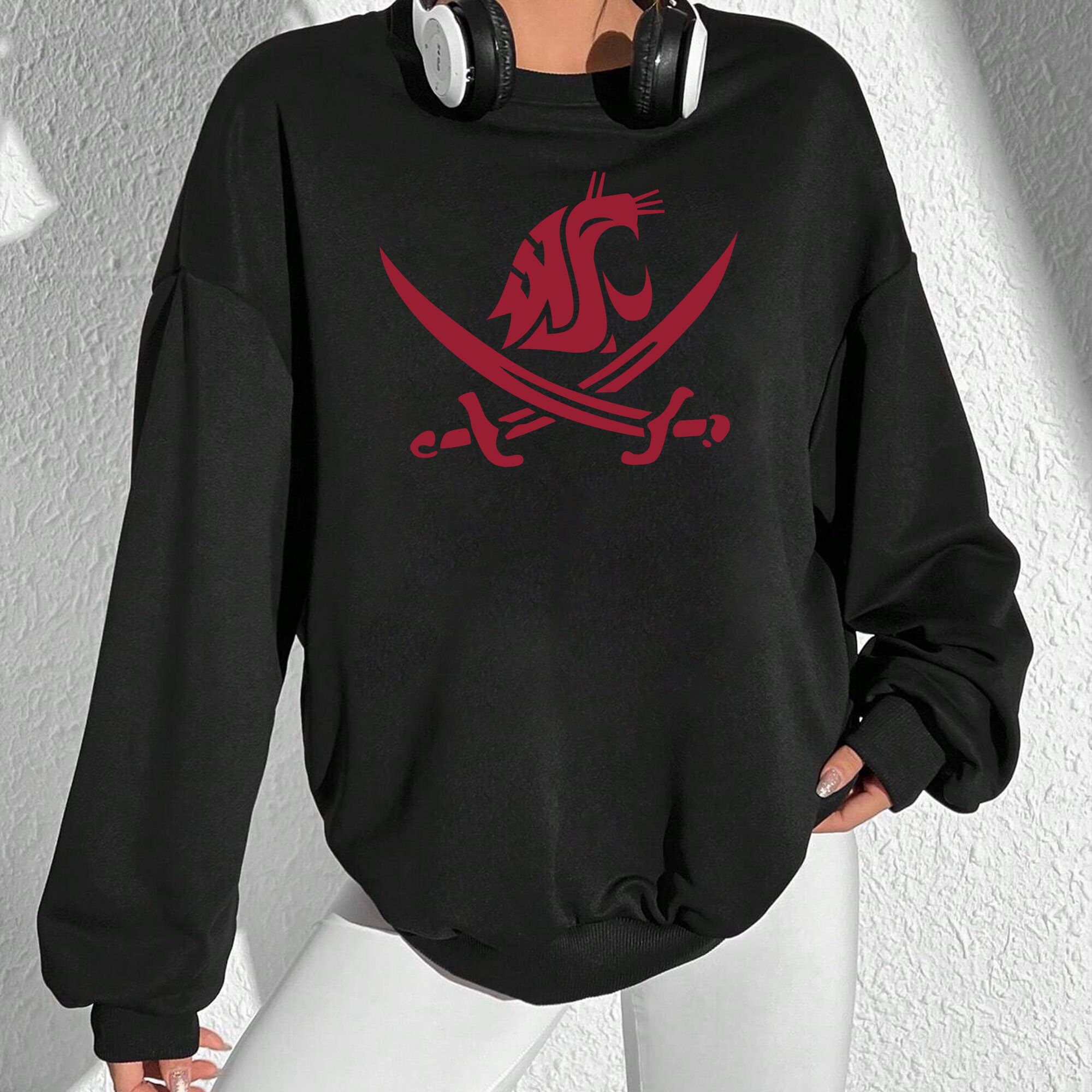 Go Cougs Wsu Pirates Flag Coach Mike Leach Swing Your Sword - Etsy