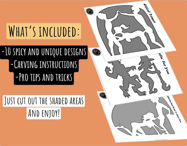 X Rated Sexy Adult Pumpkin Carving Kit Etsy