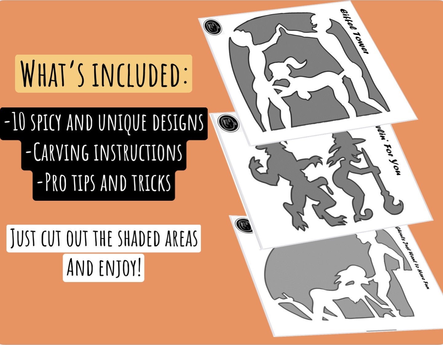 X Rated Sexy Adult Pumpkin Carving Kit Etsy