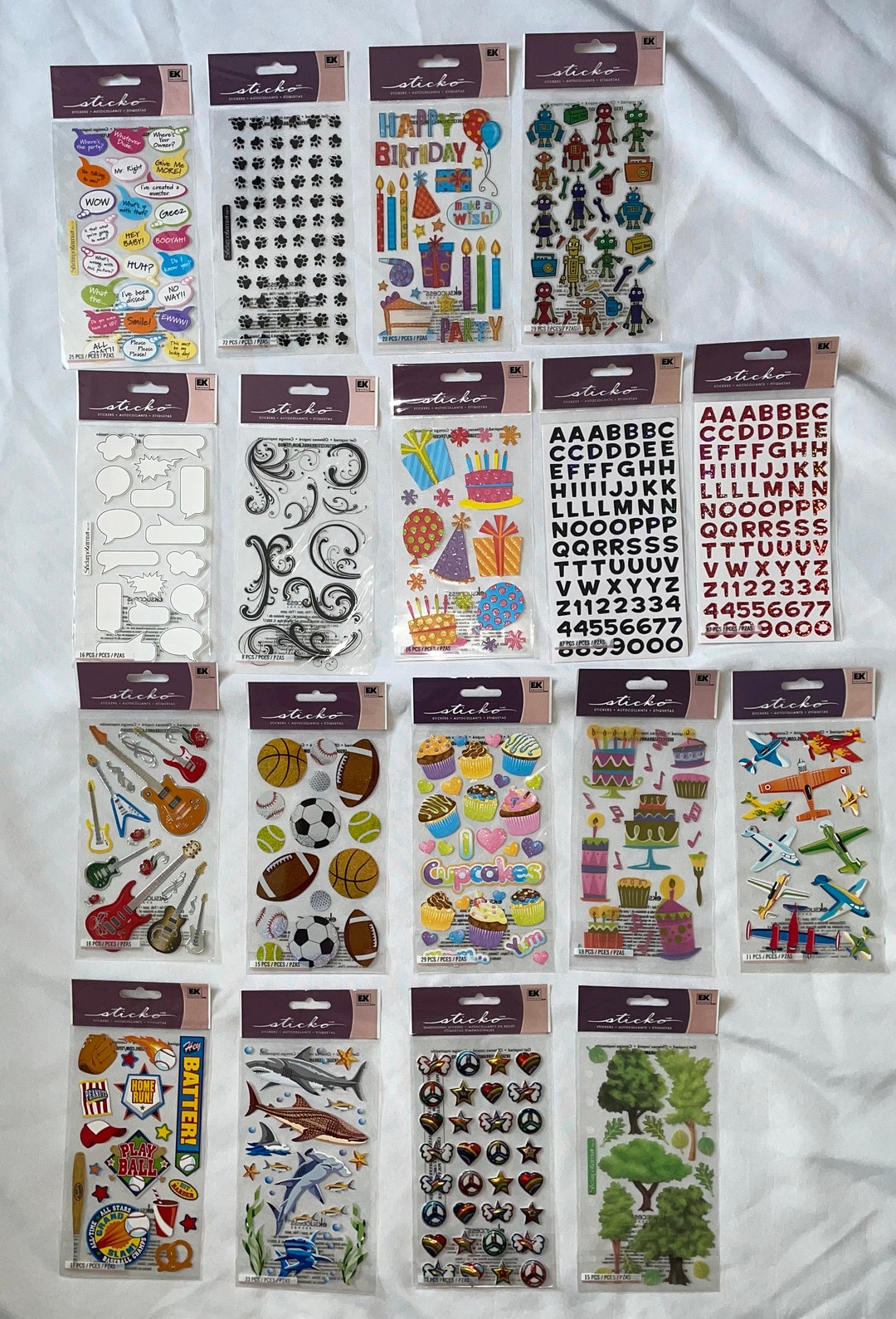 EK Stickers "sticko Stickers" - Etsy