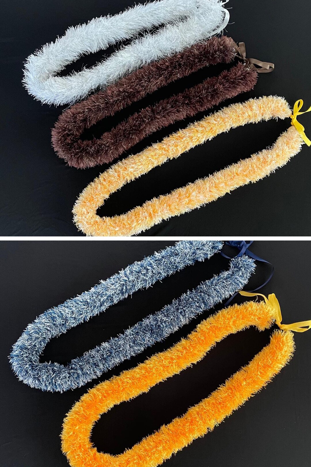 Eyelash Yarn Leis - Etsy